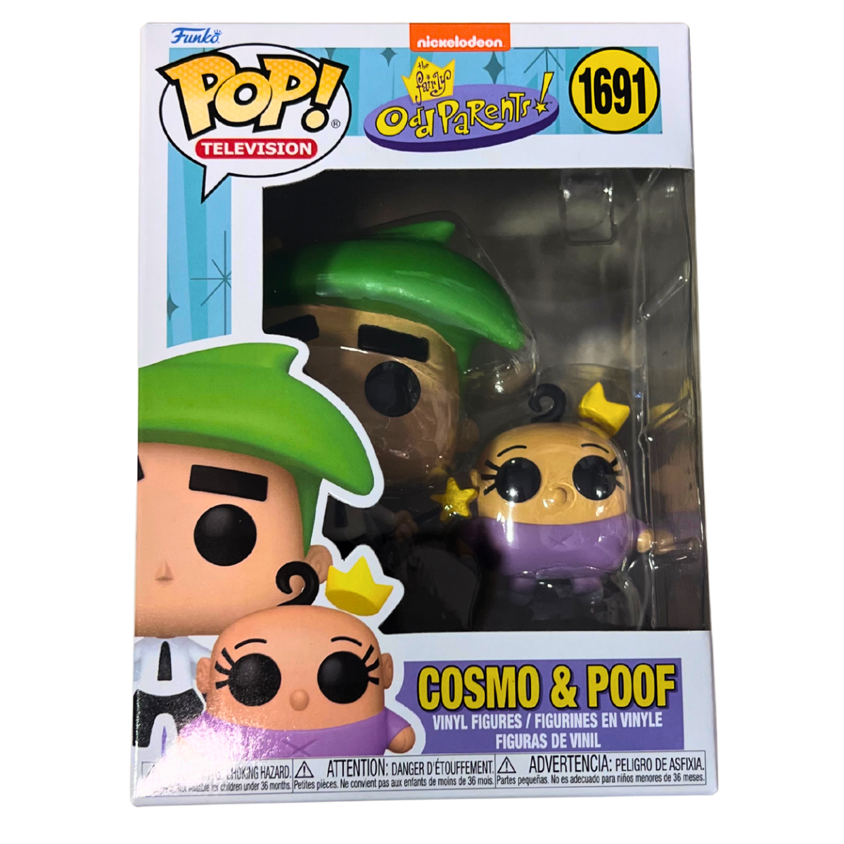 ⭐ Funko Pop! Cosmo & Poof #1691 – The Fairly OddParents — אנימה מרקט